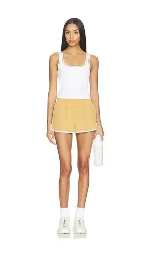 Varley Barney Piped Tank Top - White