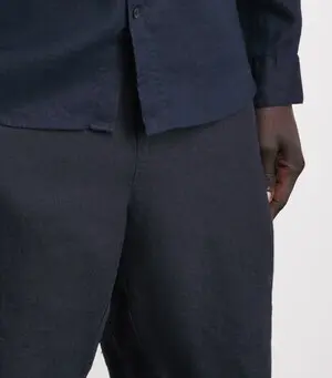 Vince Linen Drawstring Shorts