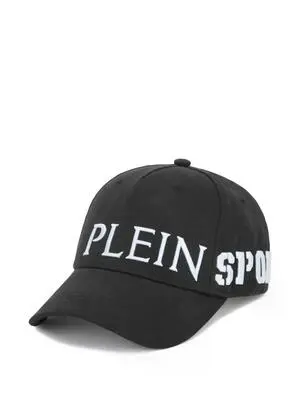 PLEIN SPORT Embroidered Logo Baseball Cap - Black