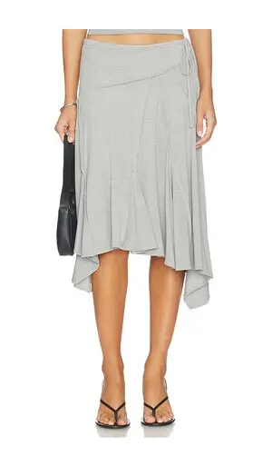With Jéan Sharni Skirt - Light Grey