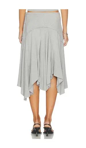 With Jéan Sharni Skirt - Light Grey