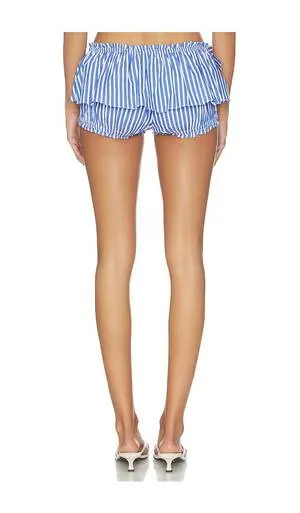 AKNVAS Aja Bow Poplin Skirt Bloomer - Blue