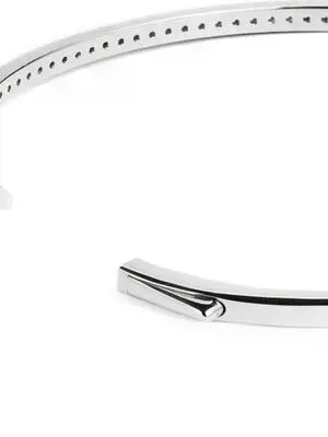 Monica Vinader Essential Diamond Bangle Bracelet - Silver