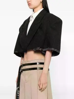 Vaquera Distressed Cropped Jacket