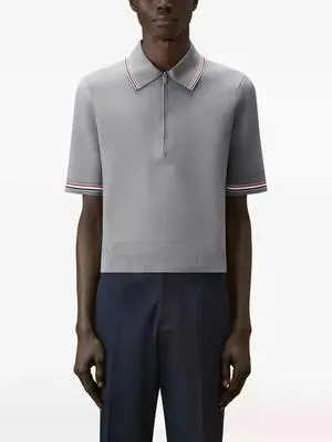 Thom Browne Browne 65 Intarsia Polo Shirt