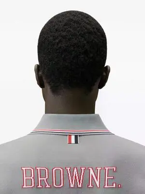 Thom Browne Browne 65 Intarsia Polo Shirt