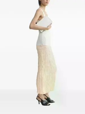 TOTEME Crinkled Midi Skirt - Neutrals