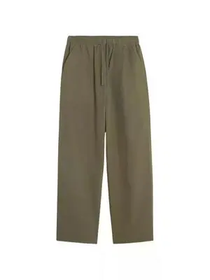 Maison Kitsuné Drawstring Waistband Trousers - Green