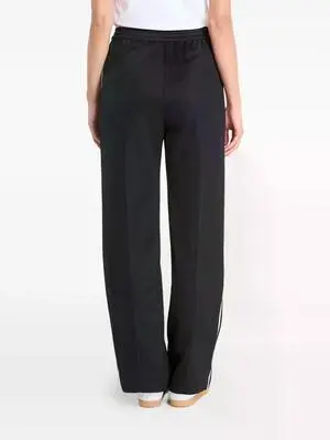 Adidas Classic Logo Embroidered Track Pants - Black