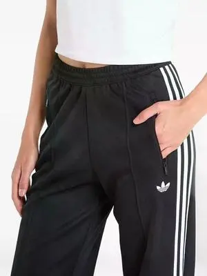 Adidas Classic Logo Embroidered Track Pants - Black