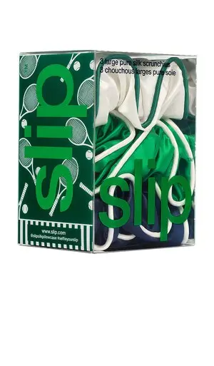 Slip Pure Silk Large Scrunchies Set Of 3 - Beauty: Multi