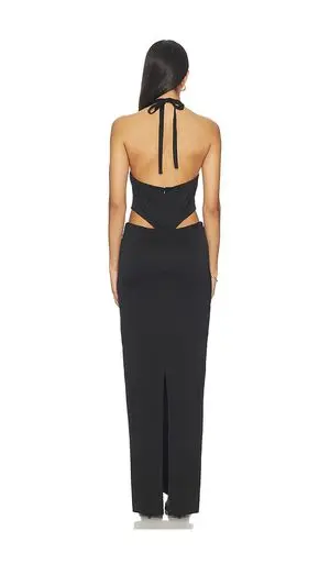SONYA MODA Candise Halterneck Maxi Dress