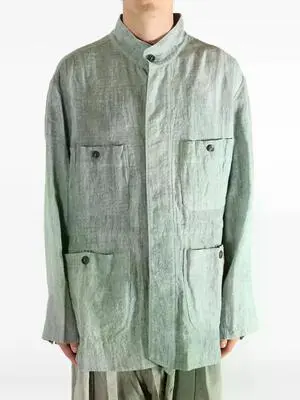 ZIGGY CHEN Linen Shirt Jacket