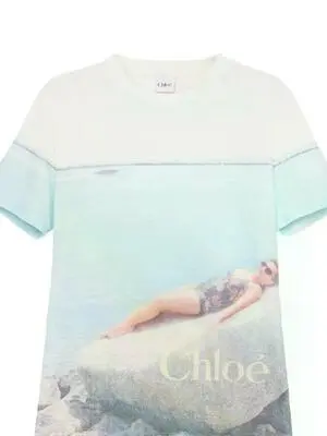 Chloé Graphic Print T-shirt