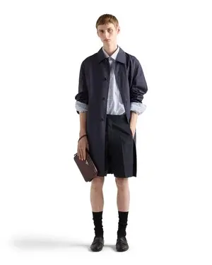 Prada Mohair And Wool Bermuda Shorts