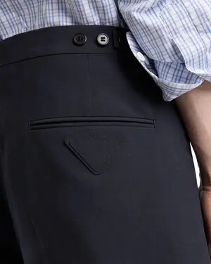 Prada Mohair And Wool Bermuda Shorts