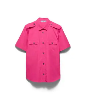 Prada Cotton Poplin Shirt - Fuchsia