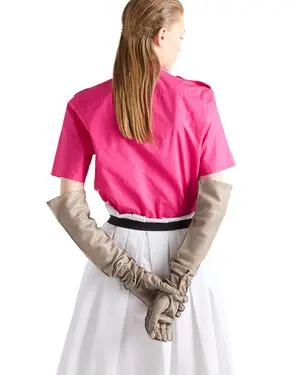 Prada Cotton Poplin Shirt - Fuchsia