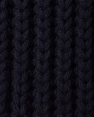 Prada Wool Scarf - Navy