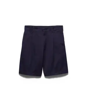 Prada Cotton Bermudas - Navy
