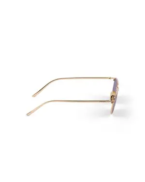 Prada Square Frame Sunglasses - Mulberry Lenses