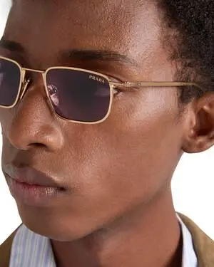 Prada Square Frame Sunglasses - Mulberry Lenses