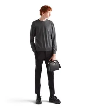 Prada Light Stretch Wool Tailored Trousers