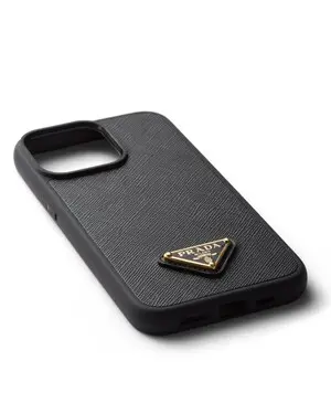 Prada Saffiano Leather Cover For Iphone 15 Pro Max
