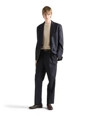 Prada Single-breasted Cotton And Silk Jacket