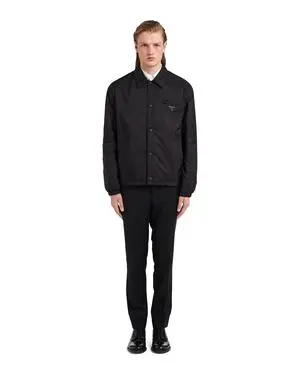 Prada Re-nylon Blouson Jacket With Enameled Triangle Logo