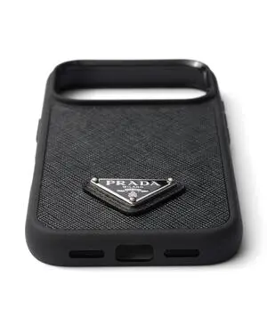 Prada Saffiano Leather Case For Iphone 17 Pro
