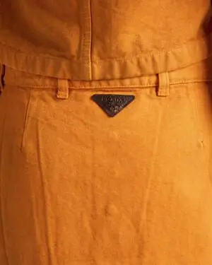 Prada Canvas Mini Skirt