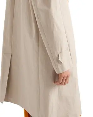 Prada Single-breasted Poplin Coat