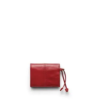 Prada Small Leather Wallet - Red