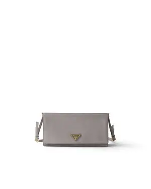 Prada Satin Mini Shoulder Bag - Graphite