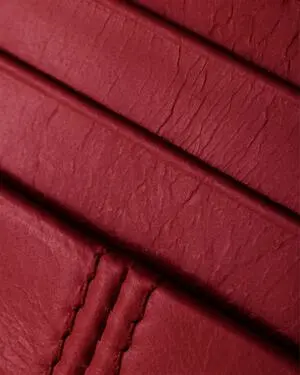 Prada Leather Card Holder - Red