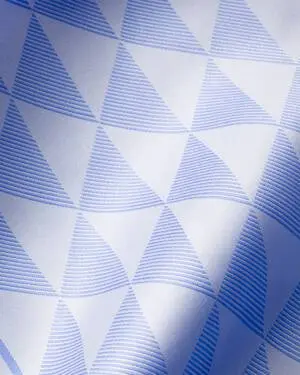 Prada Jacquard Silk Scarf 55 - Wave/white