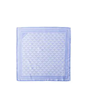 Prada Jacquard Silk Scarf 55 - Wave/white