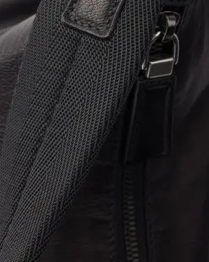 Prada Leather Shoulder Bag - Black