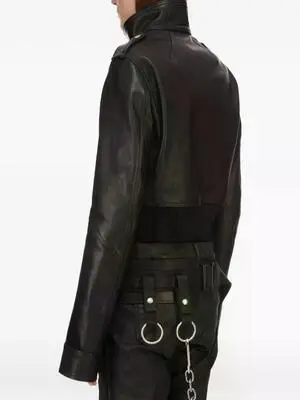 Rick Owens Leather Zip Jacket