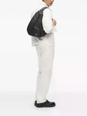 Karl Lagerfeld Extra Large Venture Messenger Bag - Black