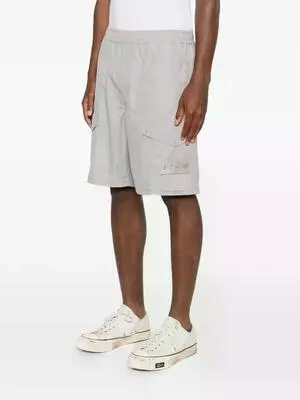 Stone Island Logo-patch Cargo Shorts - Grey