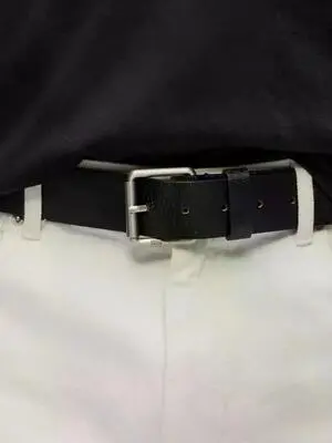 Karl Lagerfeld Logo-engraved Leather Belt