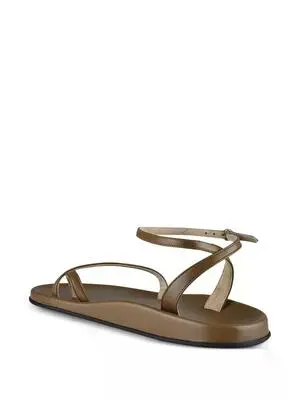 THE ROW The Row Ankle-Strap Sandals Brown