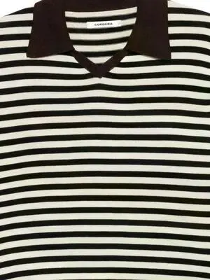 CORDERA Stripe-pattern Knitted T-shirt