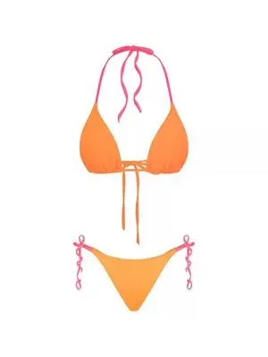 NOIRE SWIMWEAR Halterneck Triangle Bikini