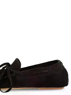 ANNIEL Fringed Suede Loafers
