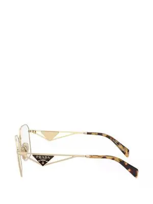 Prada Square-frame Glasses With Tortoiseshell Detail