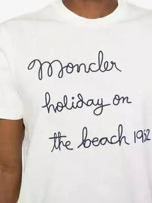 Moncler Logo-embroidered T-shirt