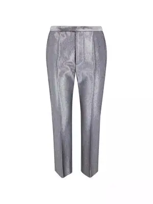 SAPIO Metallic Finish Pressed Crease Jeans